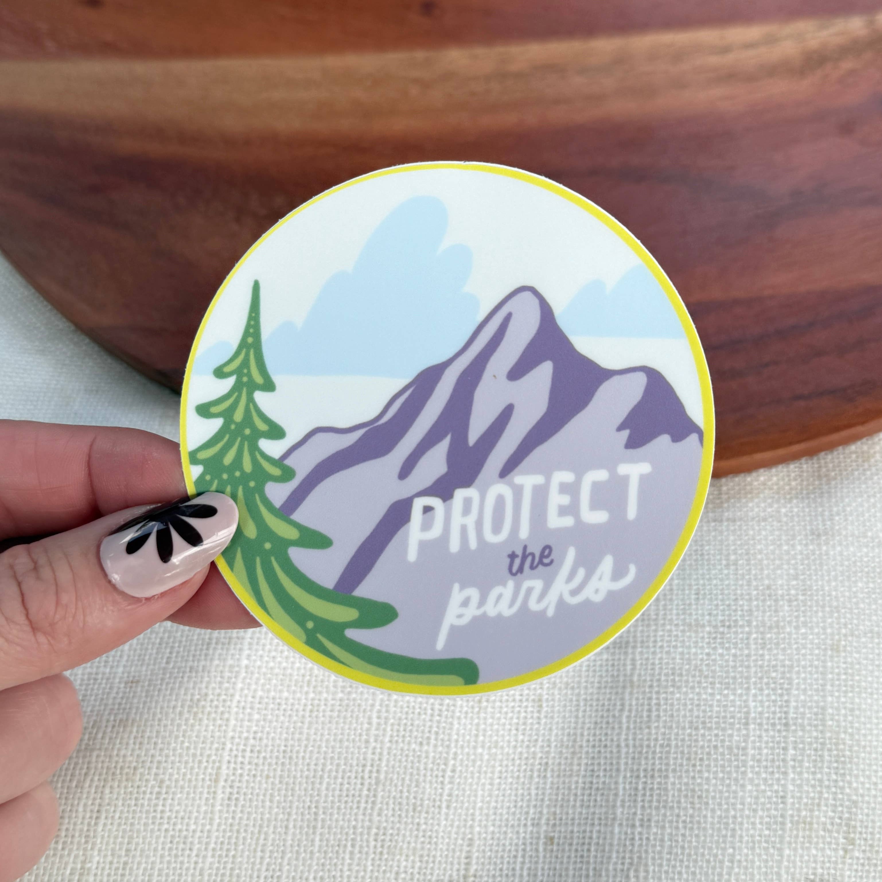 Protect The Parks Nature Sticker – Bloodstone Books