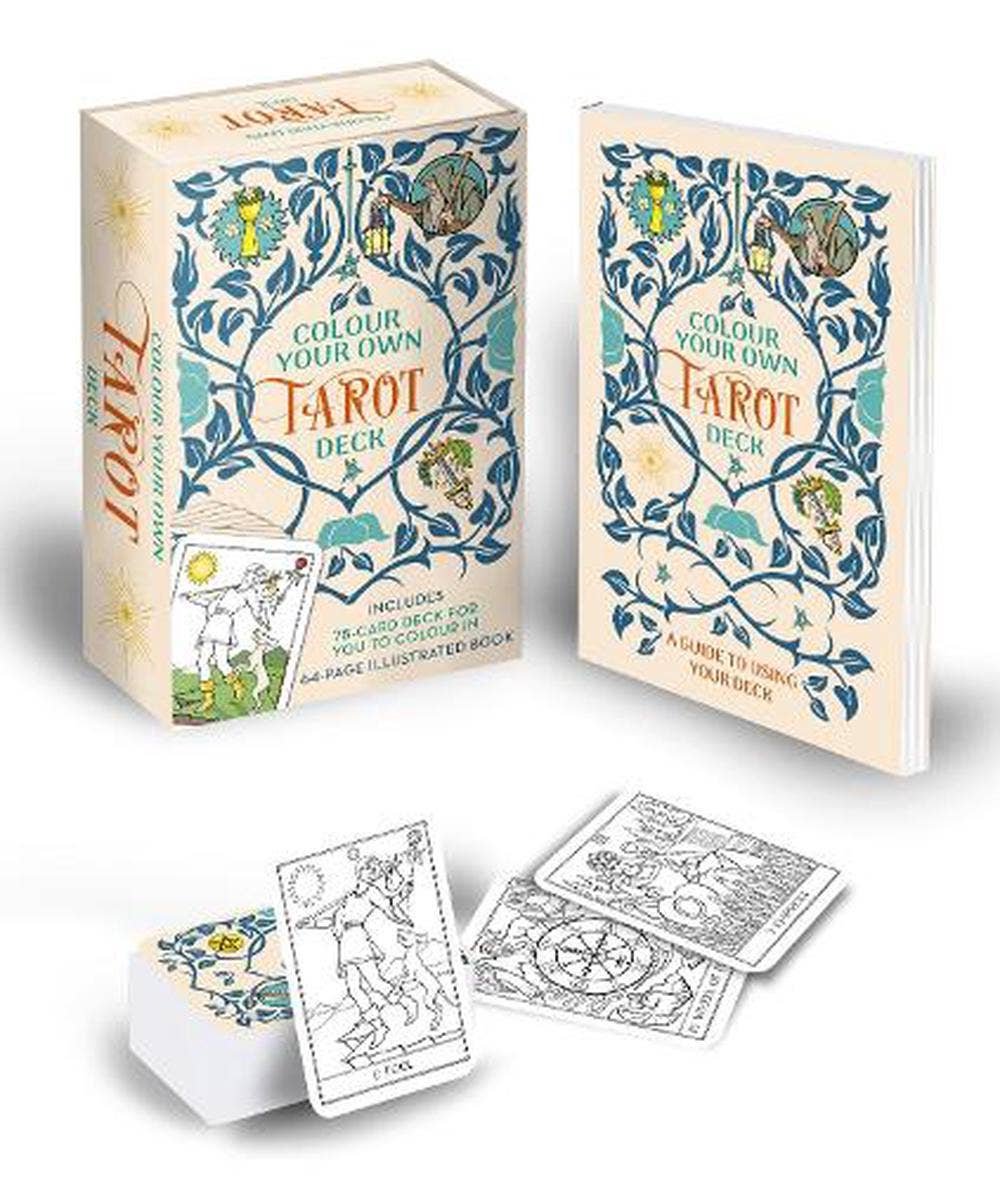 Colour Your Own Tarot Book & Card Deck – Bloodstone Books